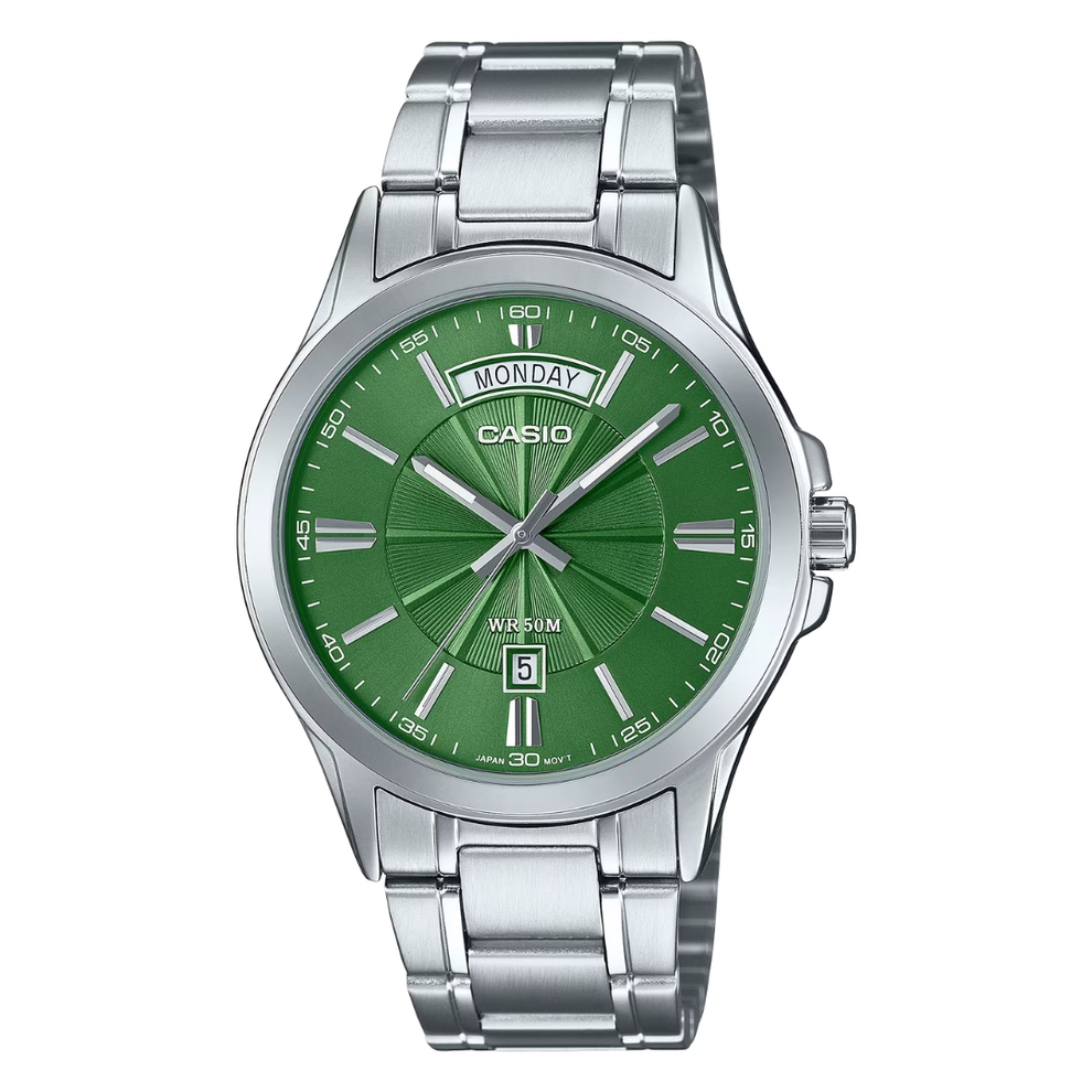 Reloj Casio MTP-1381D-3A Hombre - Análogo – Relojeando